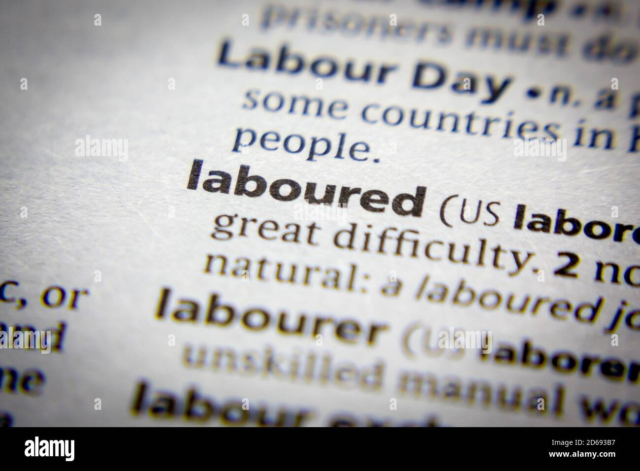 Laboured hi-res stock photography and images - Alamy