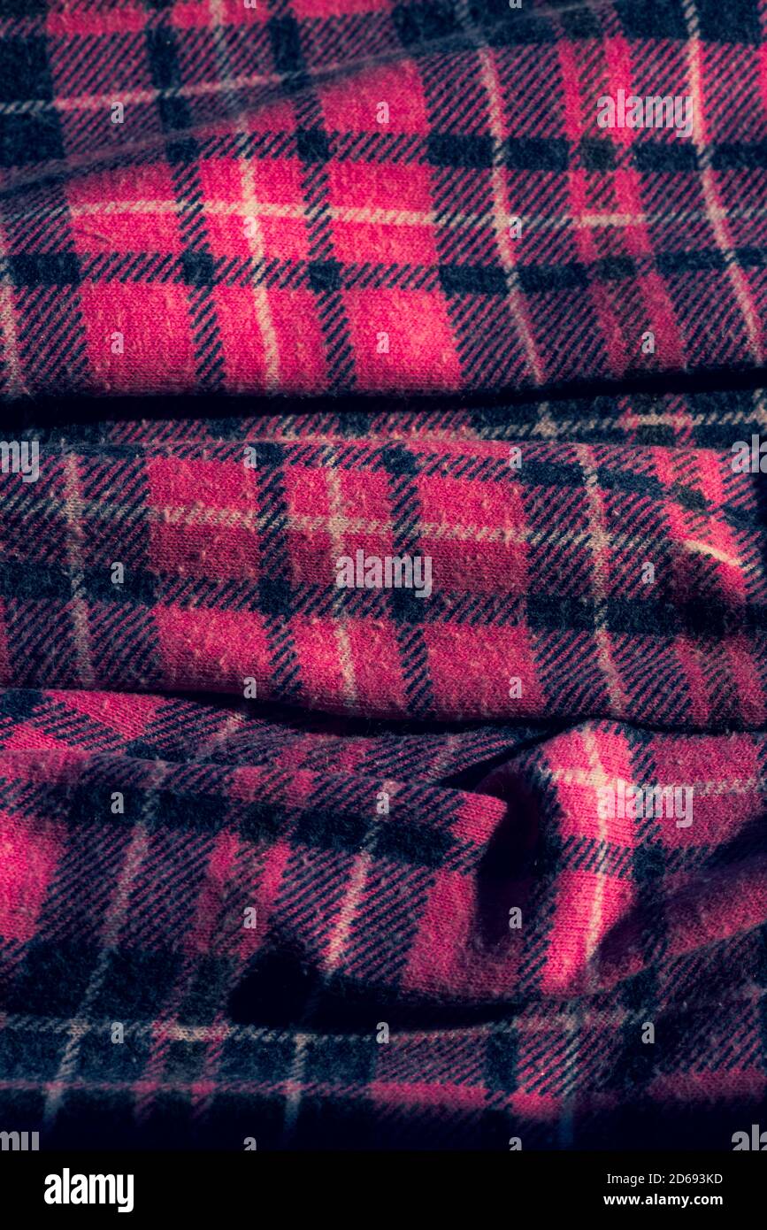 Pink check fabric hi-res stock photography and images - Alamy