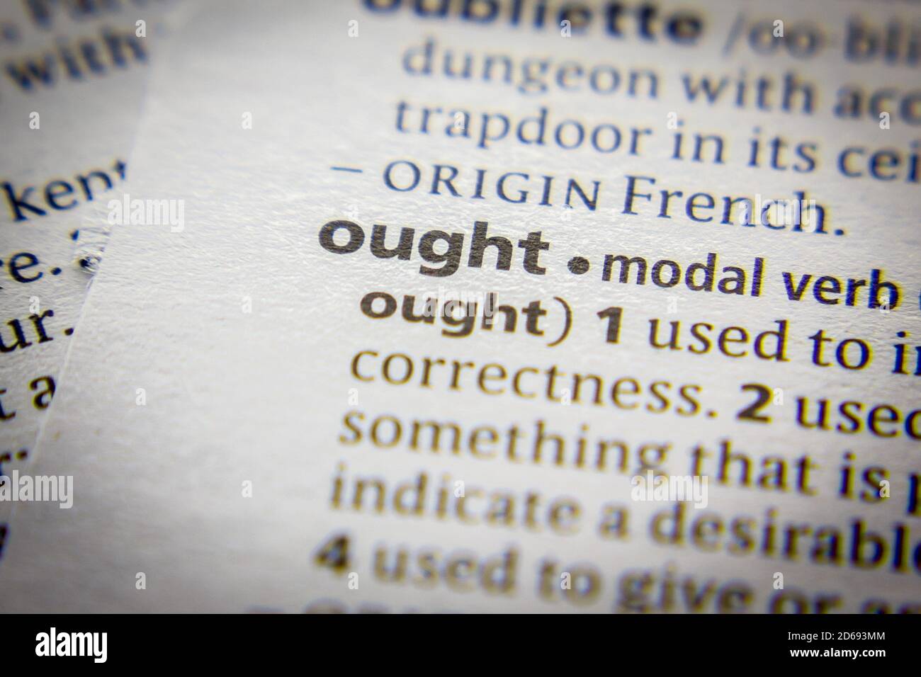 Ought word hi-res stock photography and images - Alamy