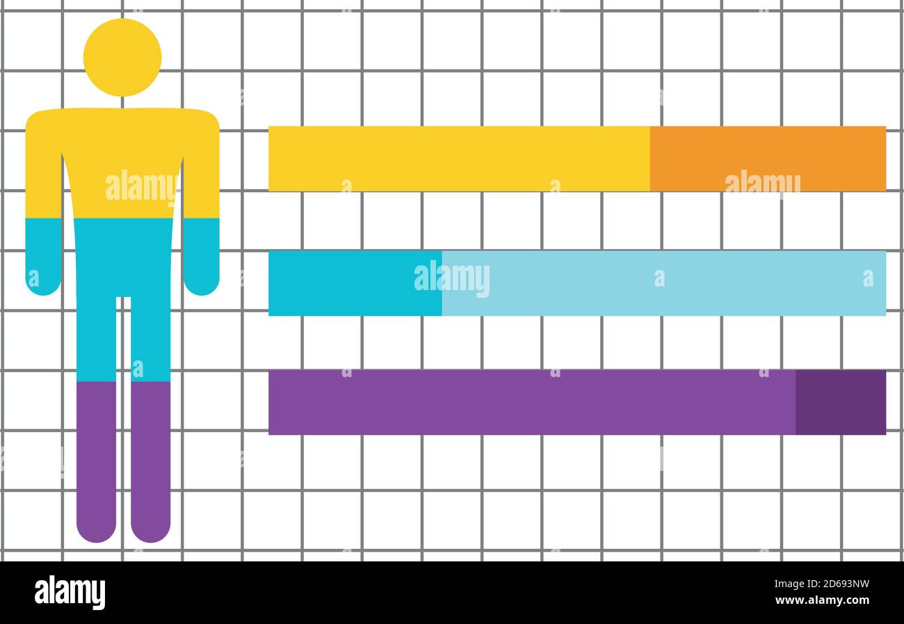 data analysis diagrams demographic detailed vector illustration Stock ...