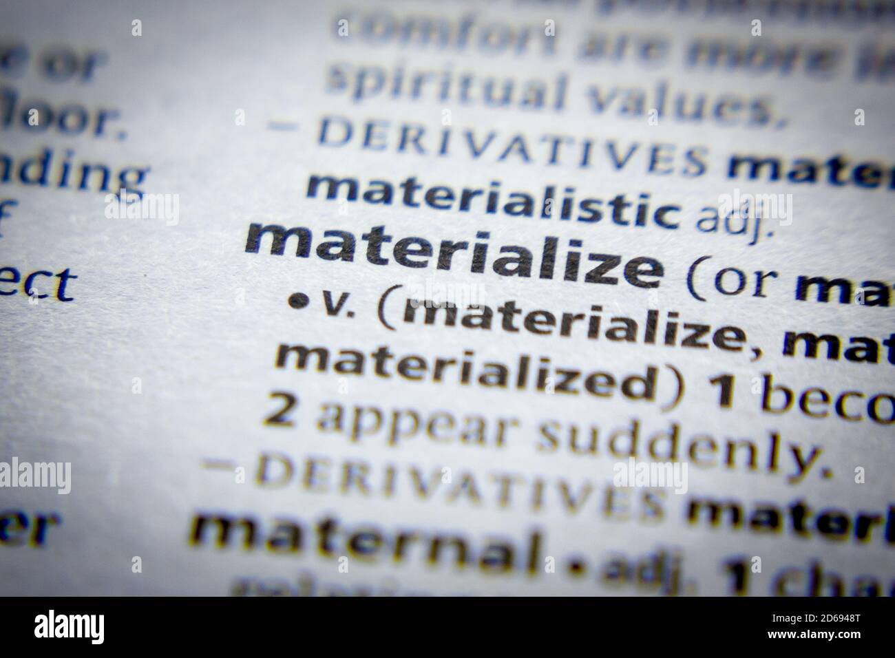 Materialize hi-res stock photography and images - Alamy