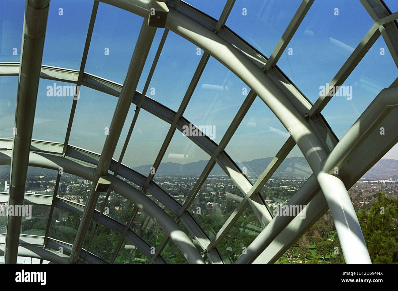 On the escalator between the Upper and Lower Lots, Universal City, Los ...