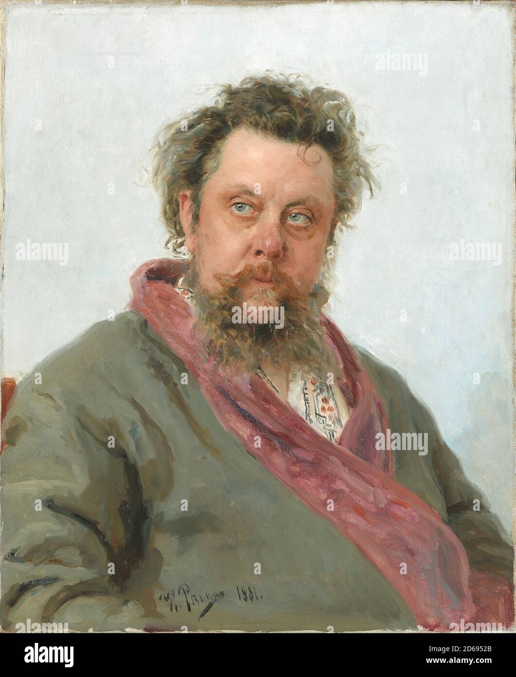 Vintage classical composer portrait art illustration Stock Photo - Alamy