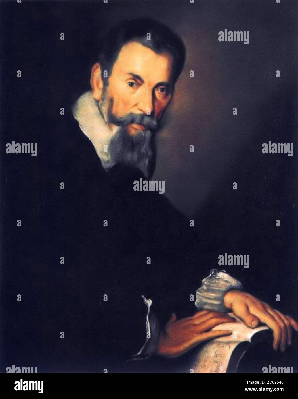 Vintage classical composer portrait art illustration Stock Photo - Alamy