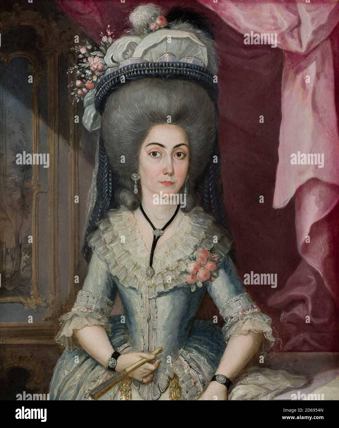 Vintage classical composer portrait art illustration Stock Photo - Alamy