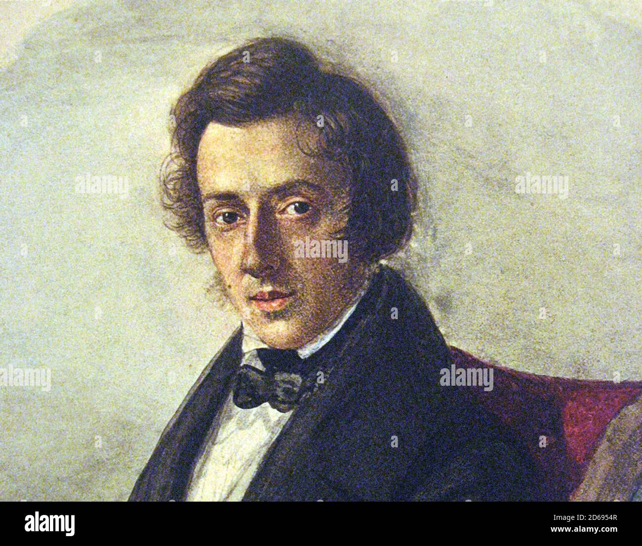 Vintage classical composer portrait art illustration Stock Photo - Alamy