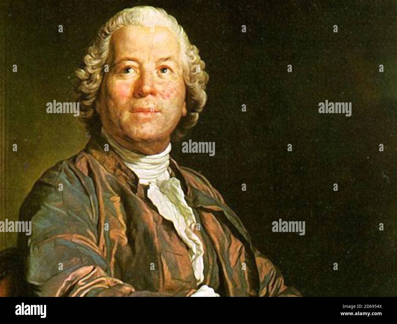 Vintage classical composer portrait art illustration Stock Photo - Alamy