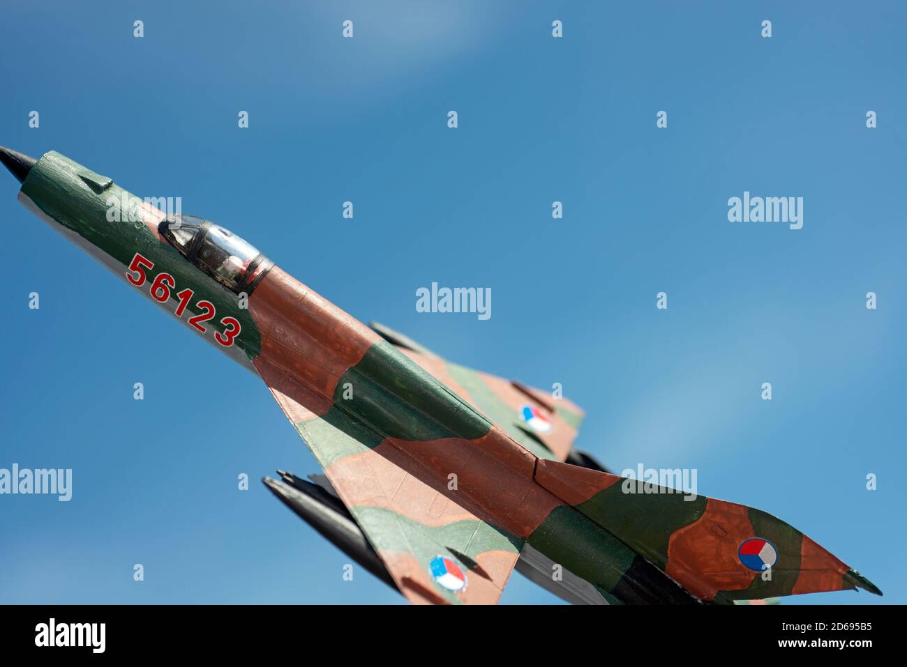 Mig 21 plastic model aircraft Stock Photo - Alamy