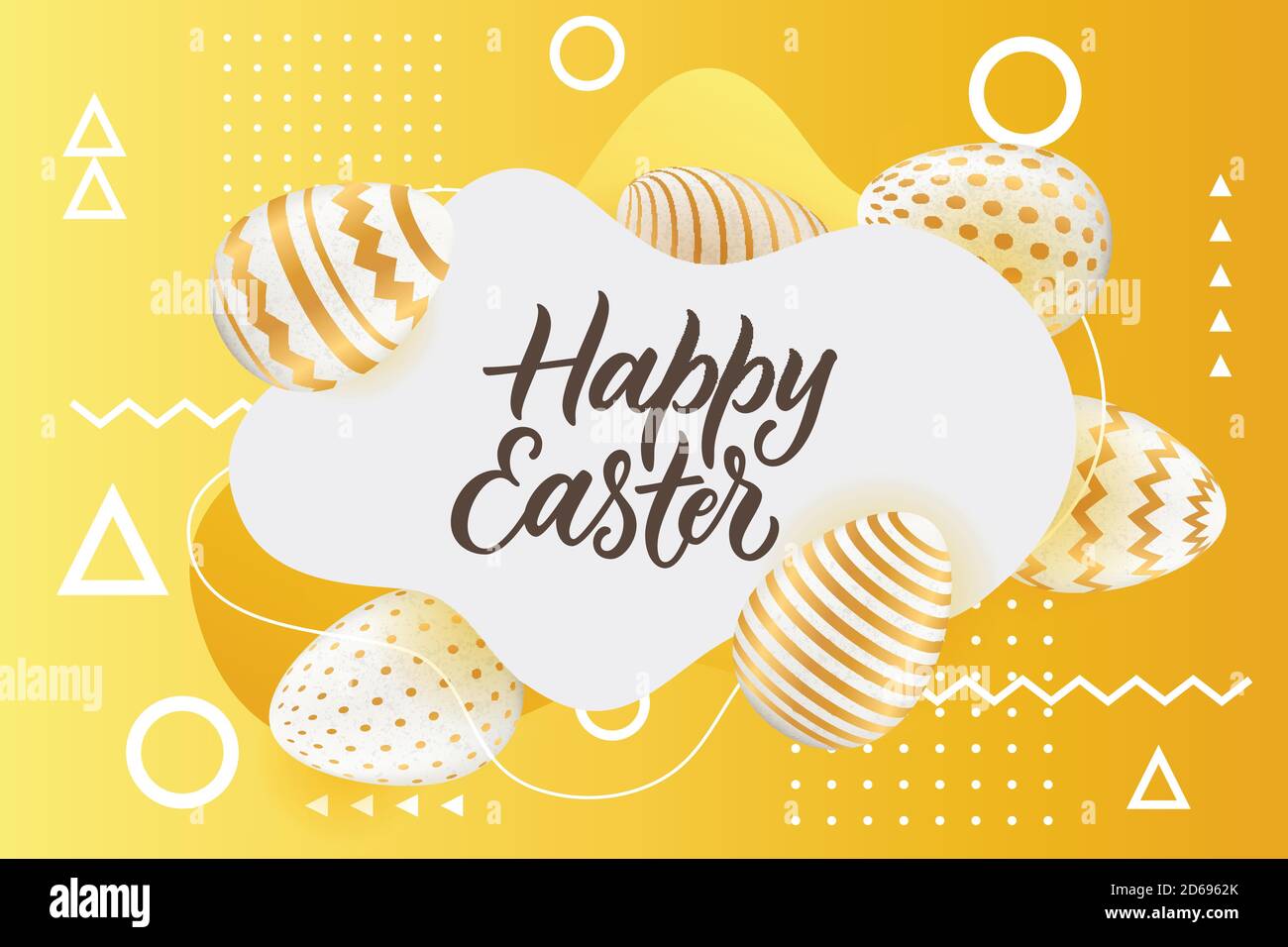 Yellow 3d text gift Stock Vector Images - Alamy