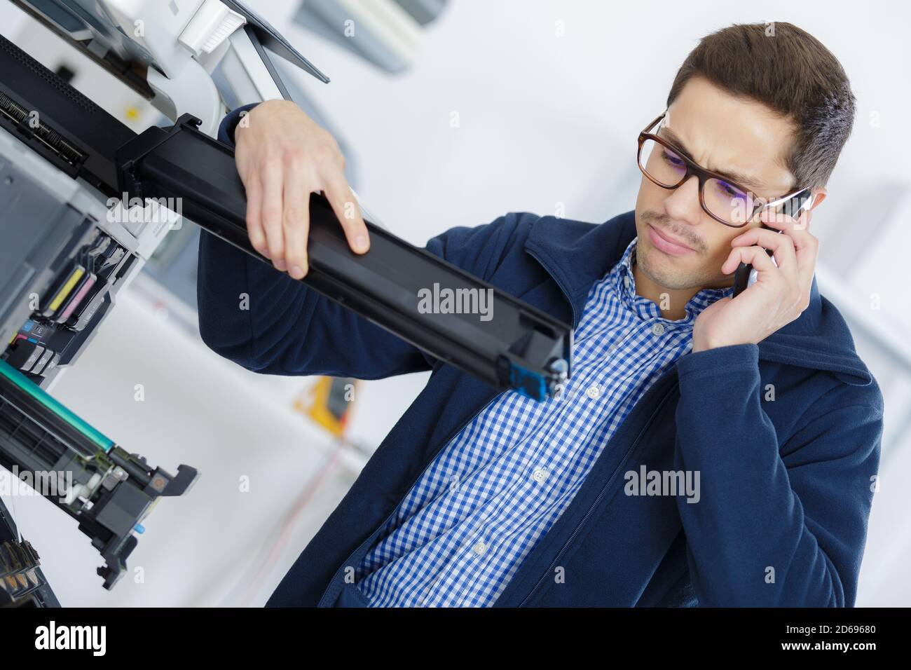 Smashed Copy Machine