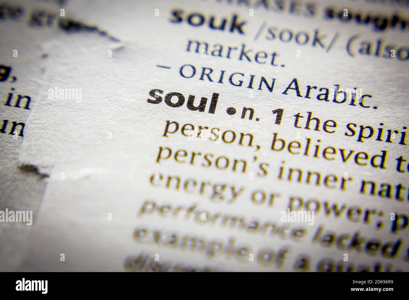 The dictionary of soul hi-res stock photography and images - Alamy