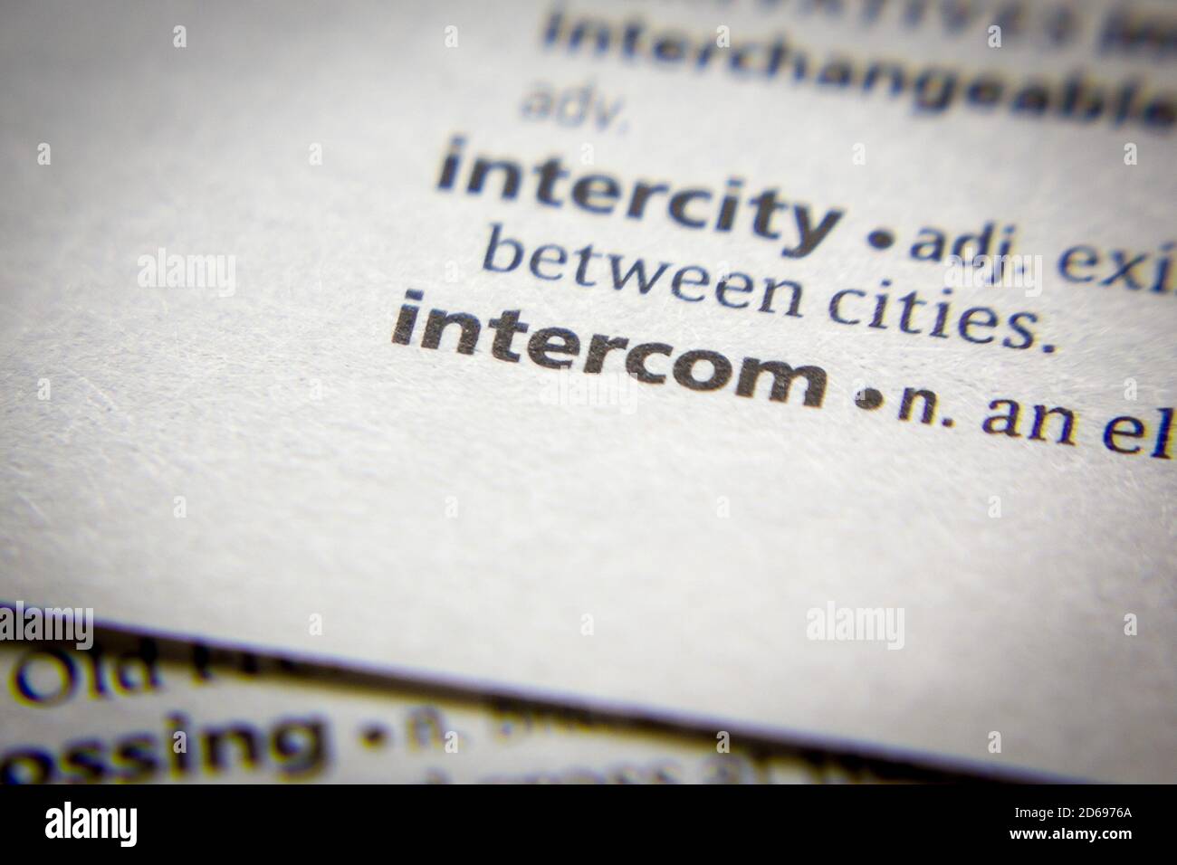 Intercom glass hi-res stock photography and images - Alamy