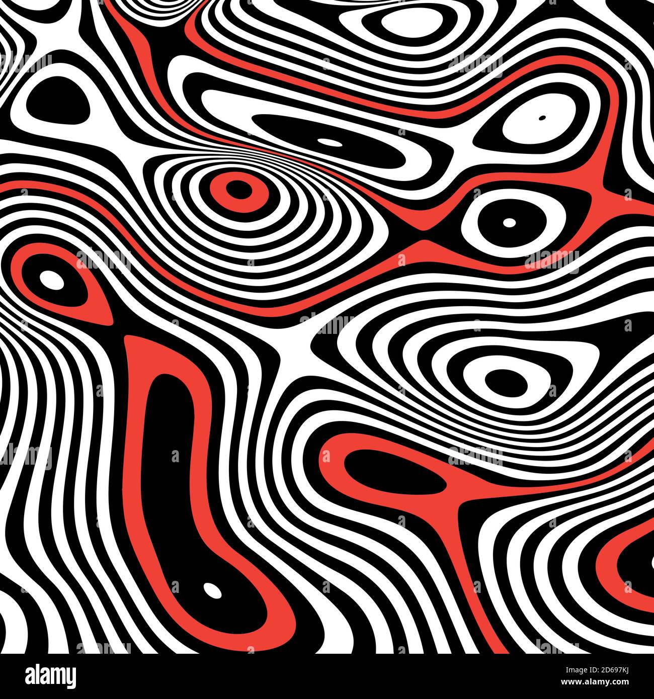 Trendy Optical illusion Wave Background. Abstract 3d Black and White ... Trendy Optical illusion Wave Background. Abstract 3d Black and White ...