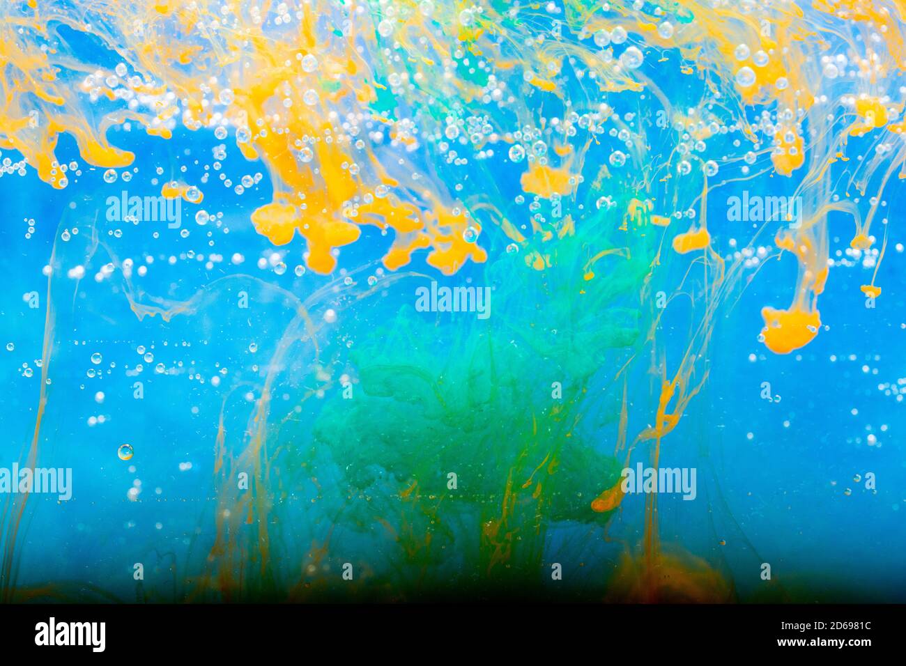 Abstract background from dense paint dissolve in water Stock Photo - Alamy