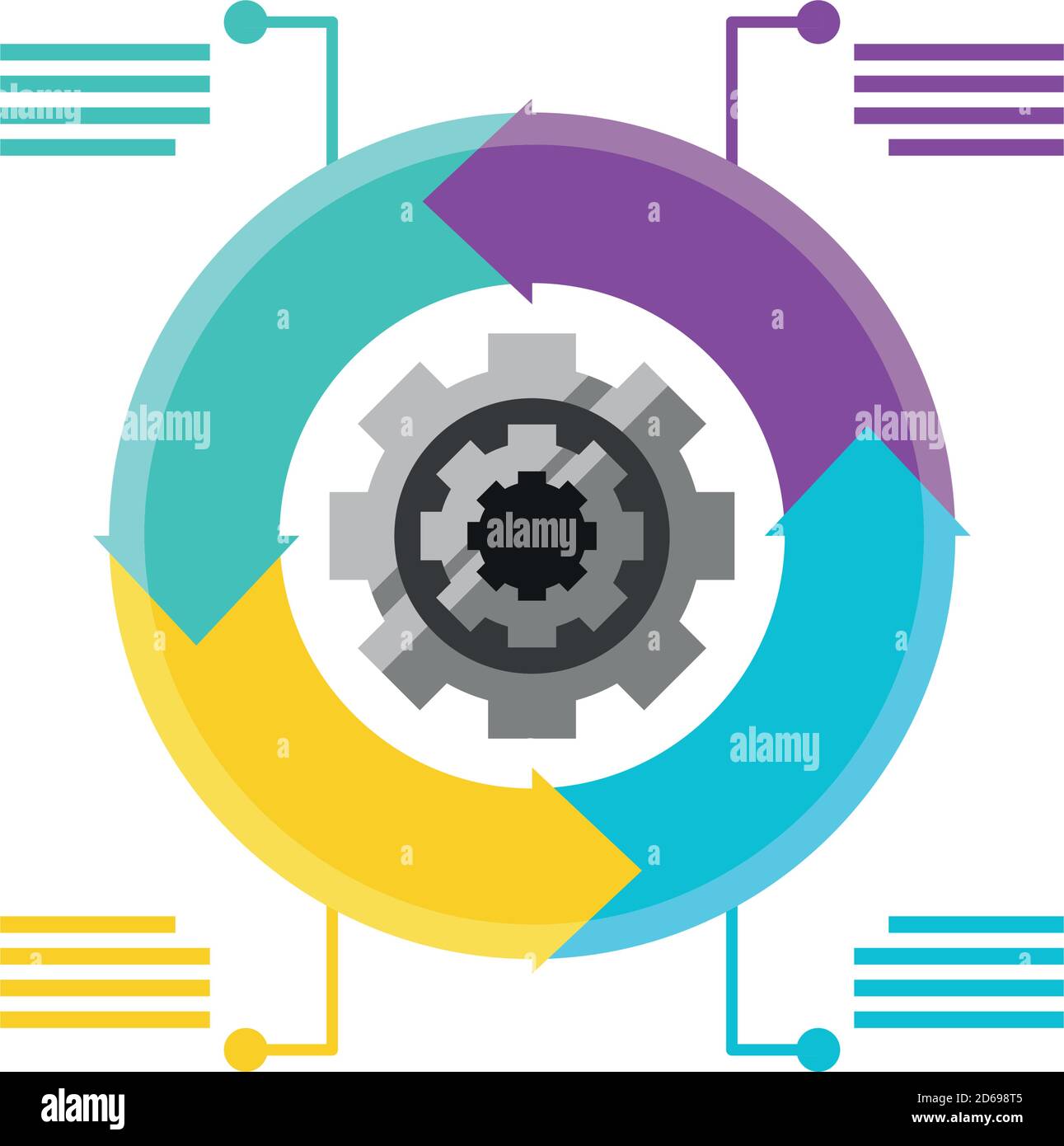 data analysis business infographic template for presentation detailed ...