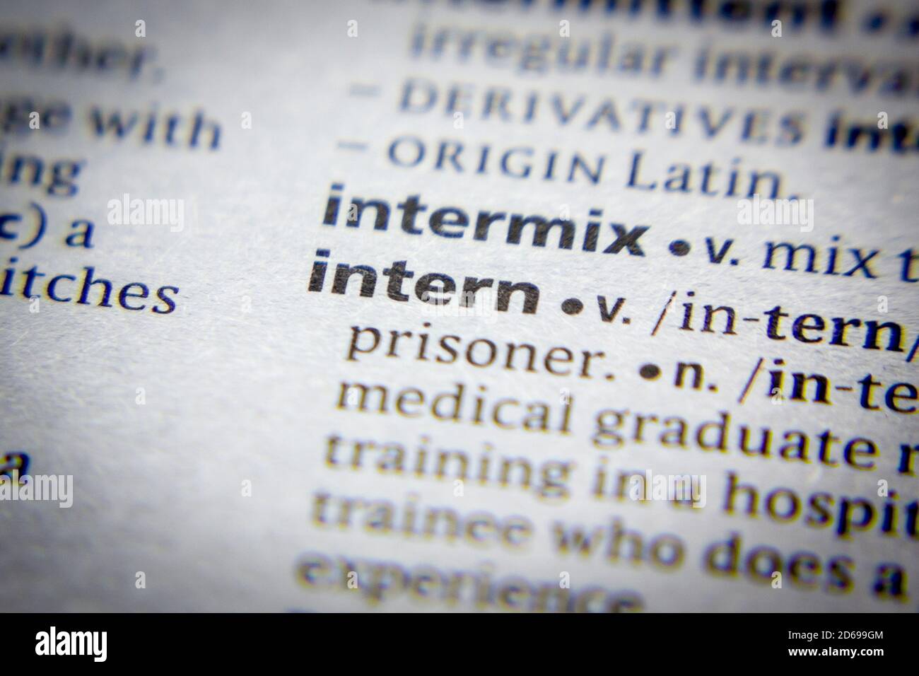 Intern concept word on hi-res stock photography and images - Alamy