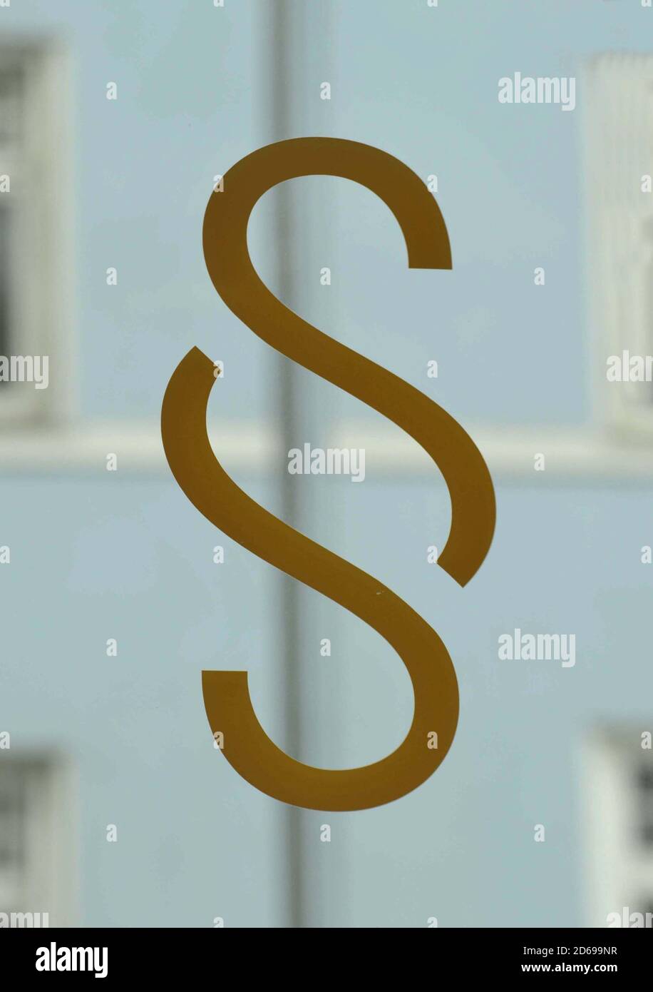 paragraph sign as symbol for the legal system and the law Stock Photo ...