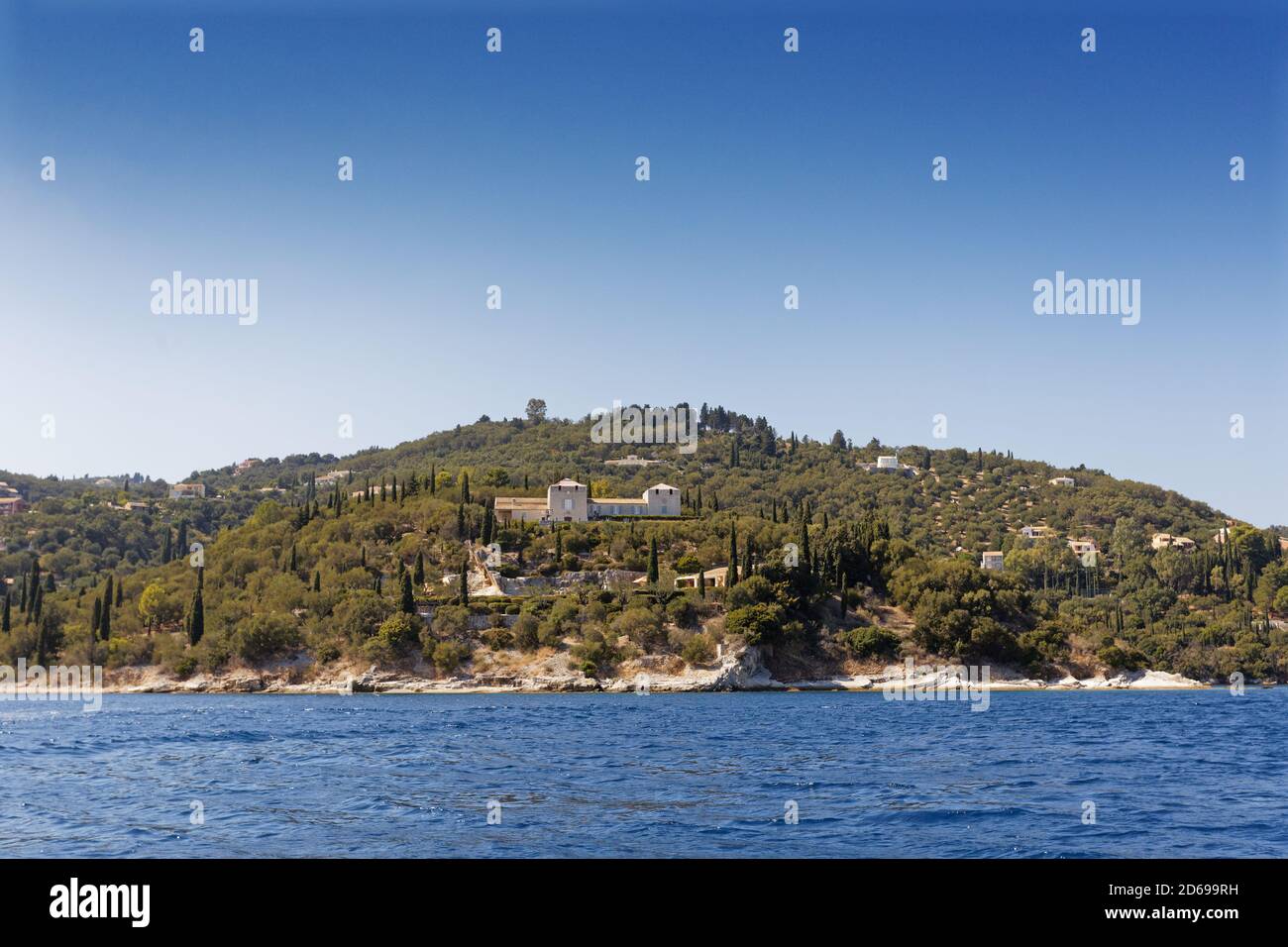 The Rothschild Estate in Corfu, Greece. Sunday 06 September 2020 Stock ...