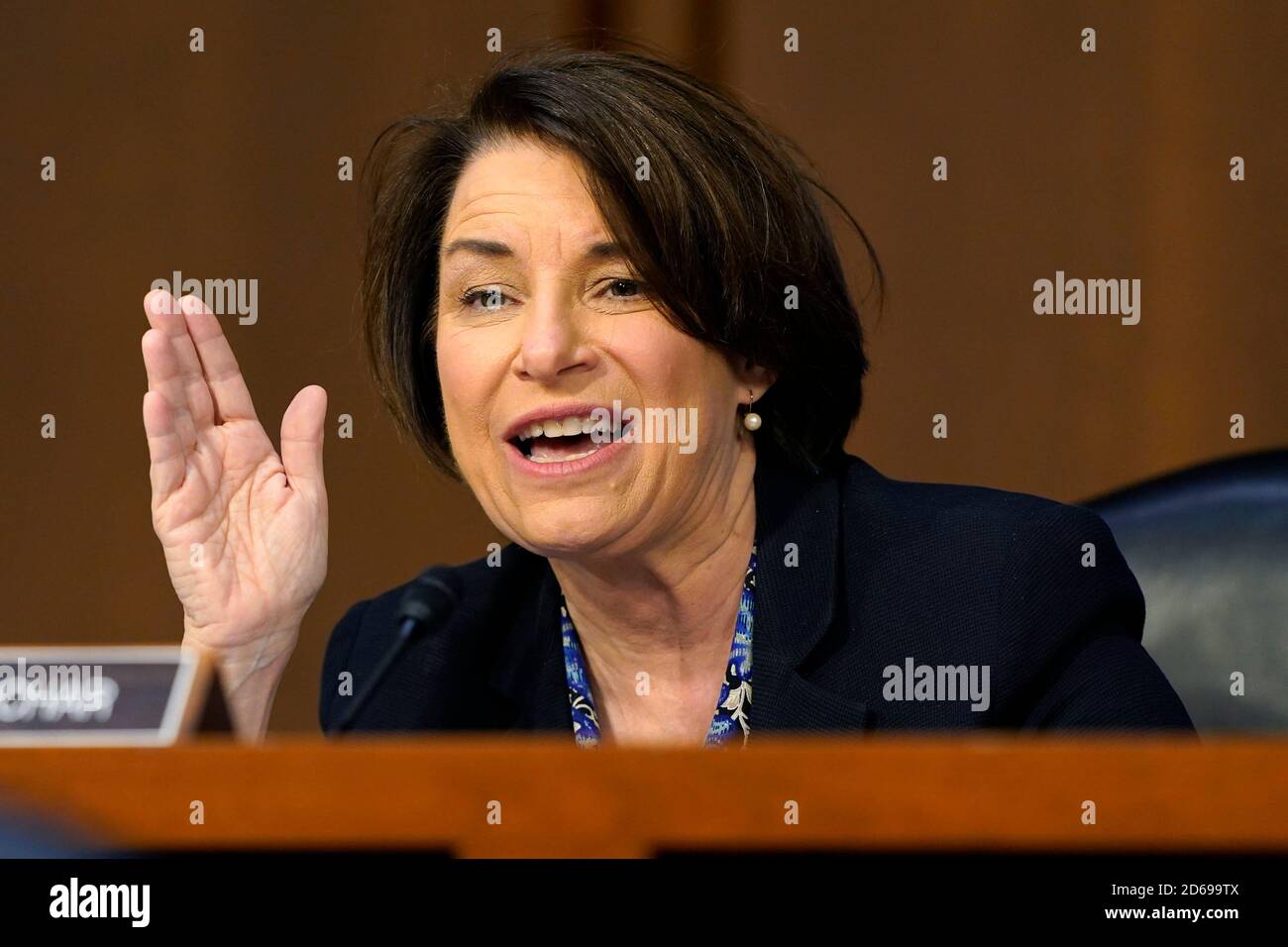 United States Senator Amy Klobuchar (Democrat of Minnesota), speaks ...