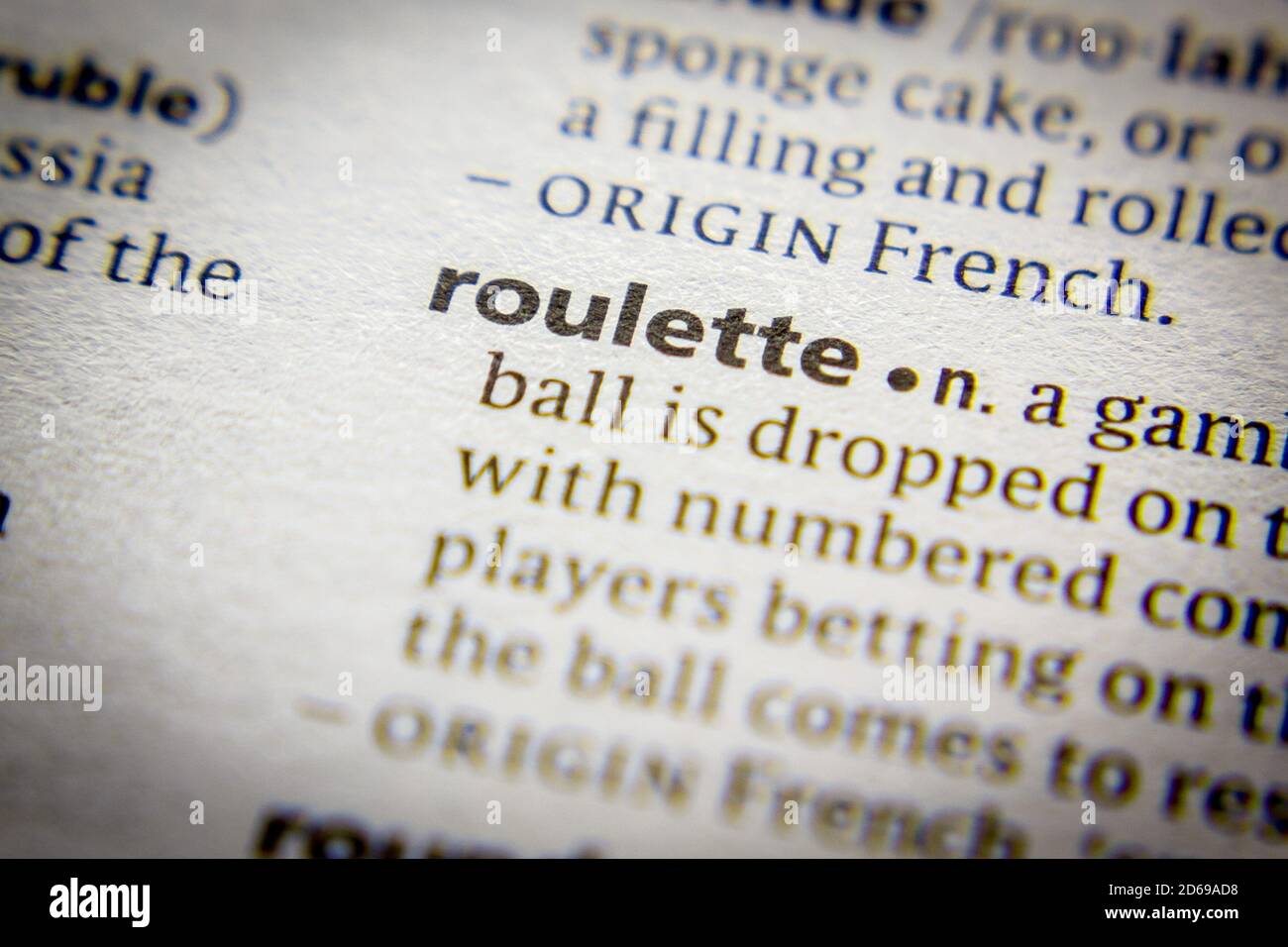Roulette black paper hi-res stock photography and images - Alamy