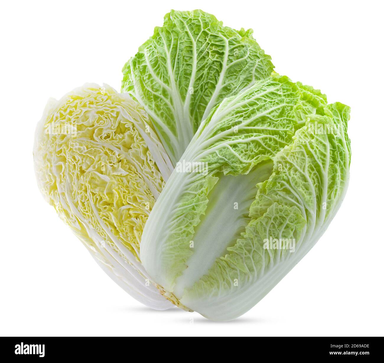 Fresh chinese cabbage isolated on white background Stock Photo - Alamy
