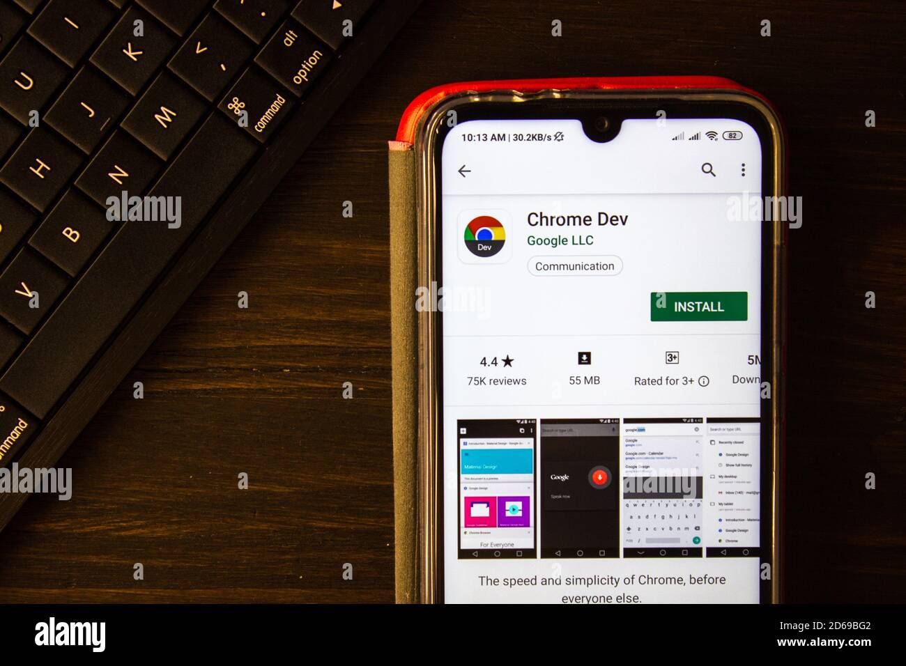 Chrome dev logo hi-res stock photography and images - Alamy