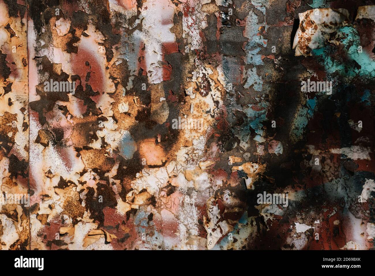 Colorful metal wall texture on the street Stock Photo - Alamy