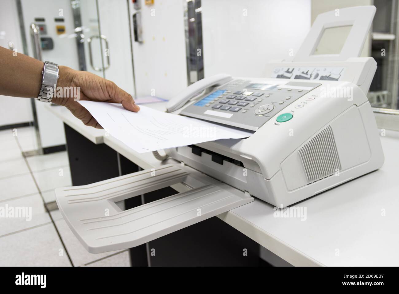 Facsimile transmission hi-res stock photography and images - Alamy