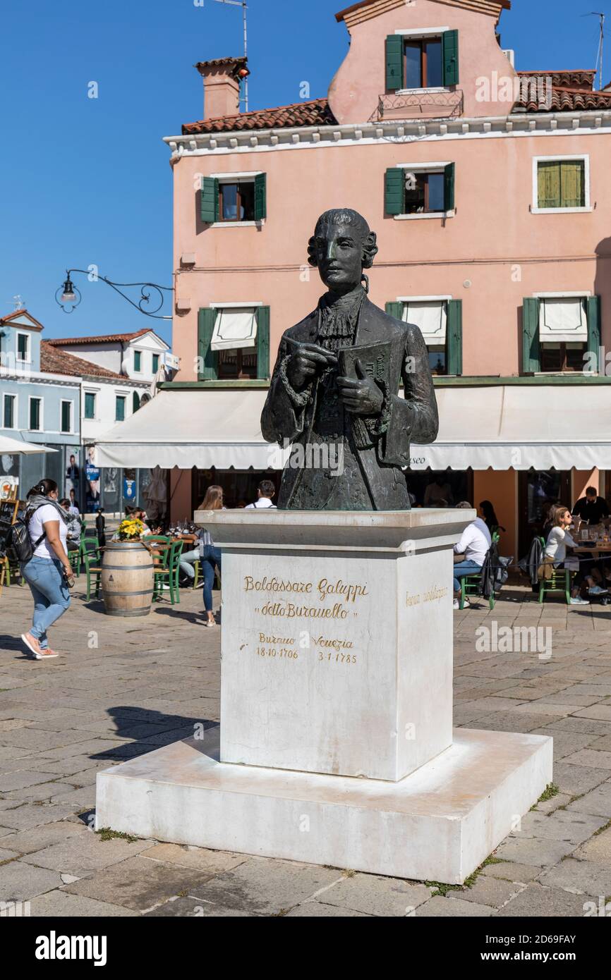 Baldassarre galuppi statue hi-res stock photography and images - Alamy