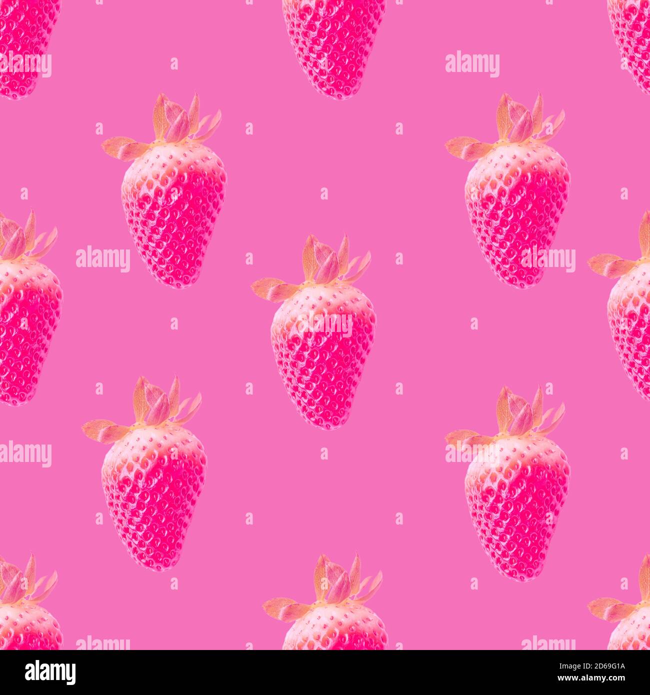 Pink strawberry pattern hi-res stock photography and images - Alamy