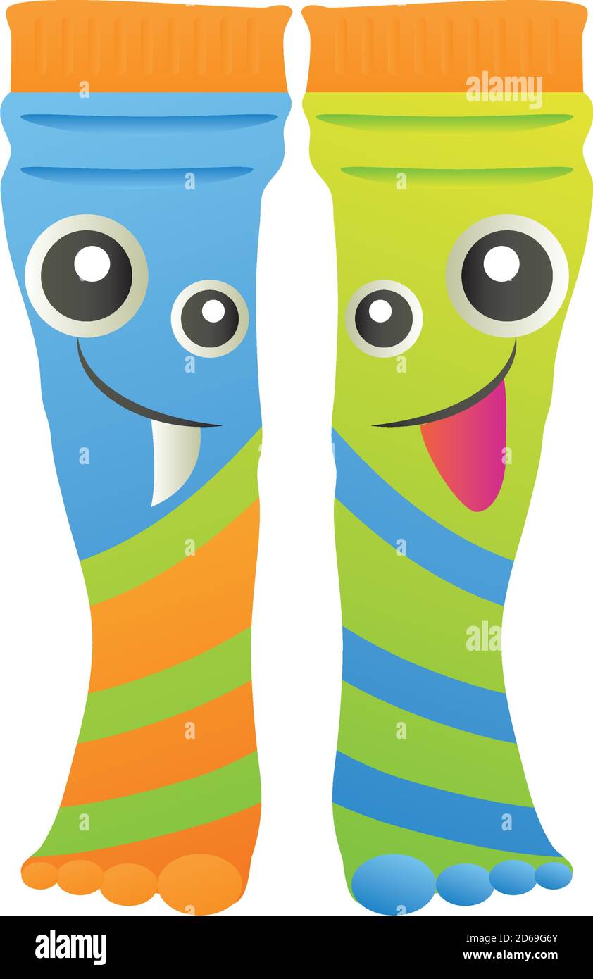 Crazy Sock Day Clip Art