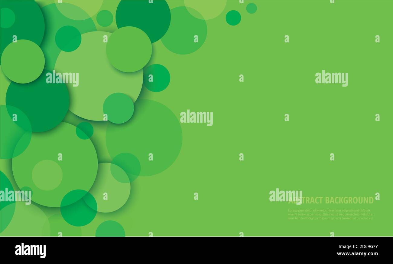 Abstract green circle background Stock Photo - Alamy
