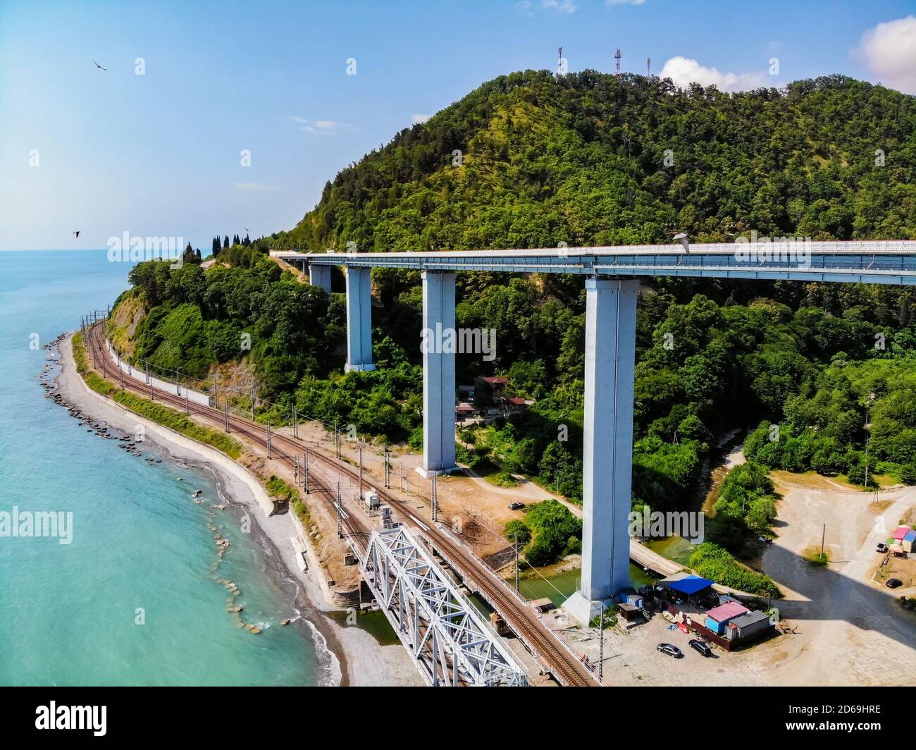 Viaduct distant view hi-res stock photography and images - Alamy