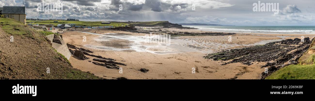 Crooklets beach at Bude in North Cornwall, England, UK Stock Photo - Alamy