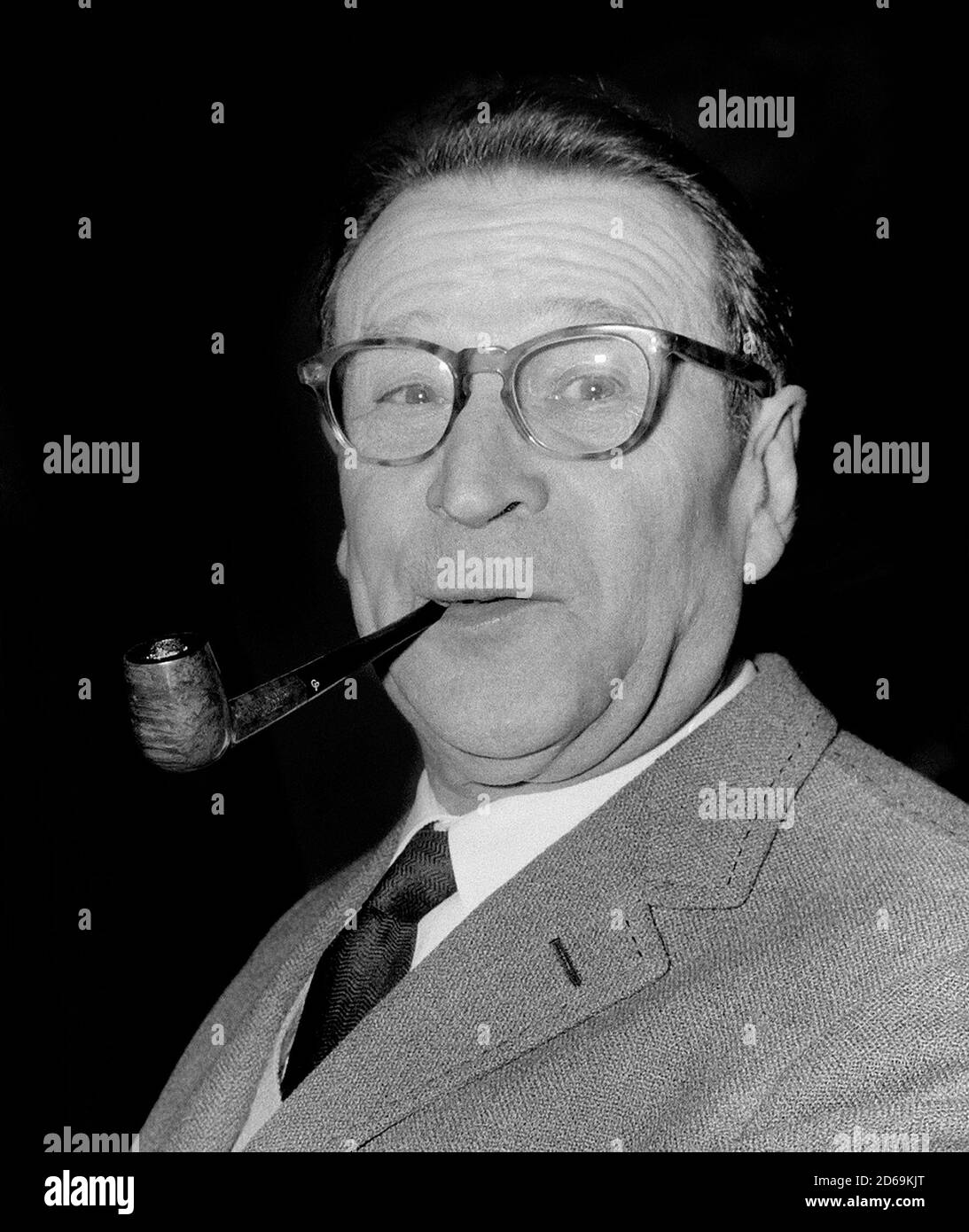 Georges Simenon. Portrait of the Belgian writer, Georges Joseph ...