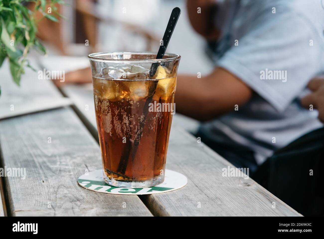 Soda glass table hi-res stock photography and images - Alamy