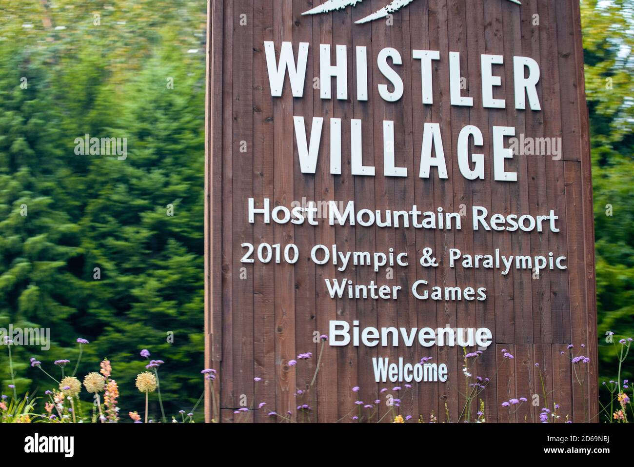 Directional sign in mountain village hi-res stock photography and ...