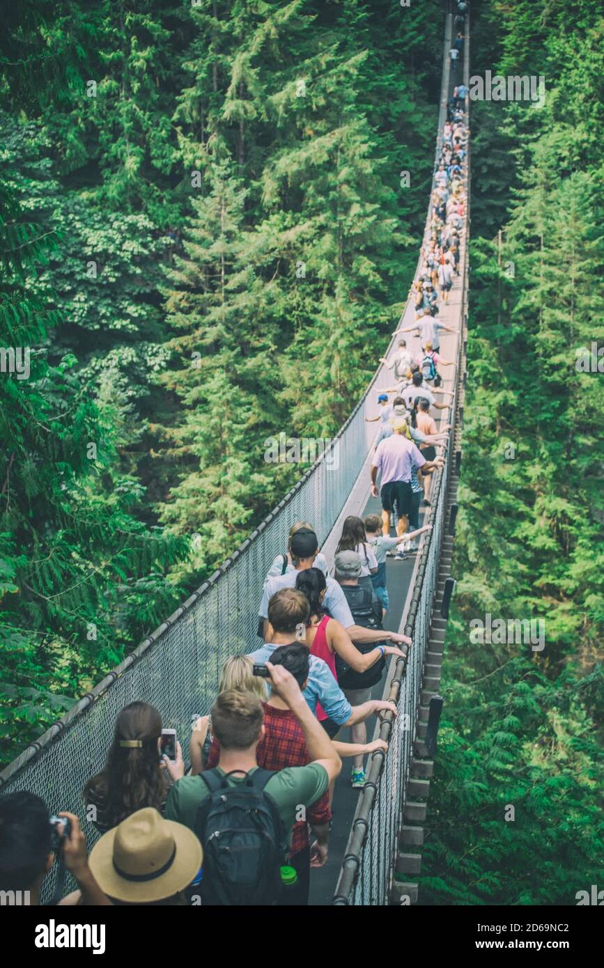 Capilano river suspension bridge hi-res stock photography and images ...