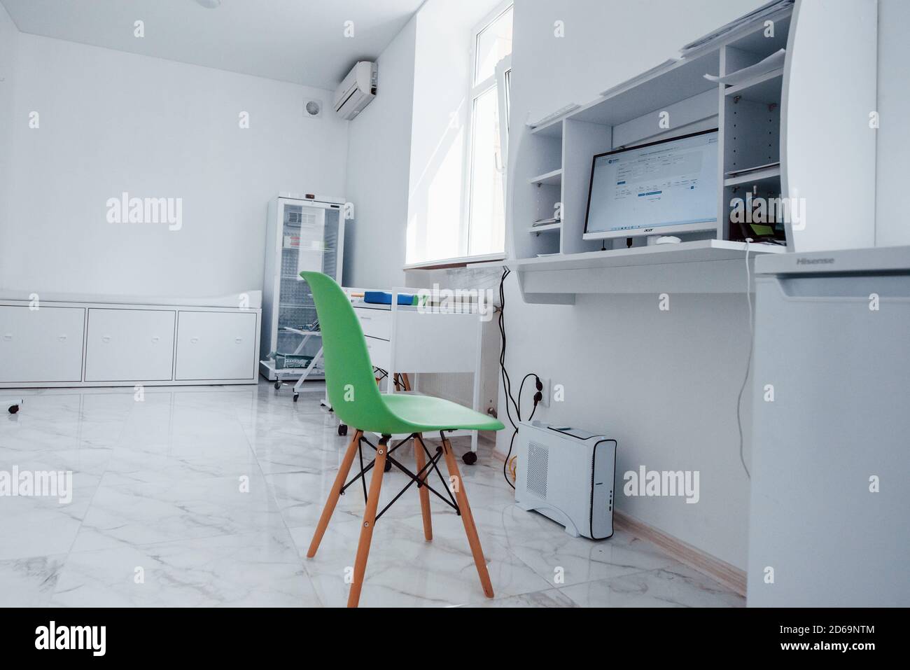 Interior of modern clinic cabinet with medical equipment Stock Photo ...