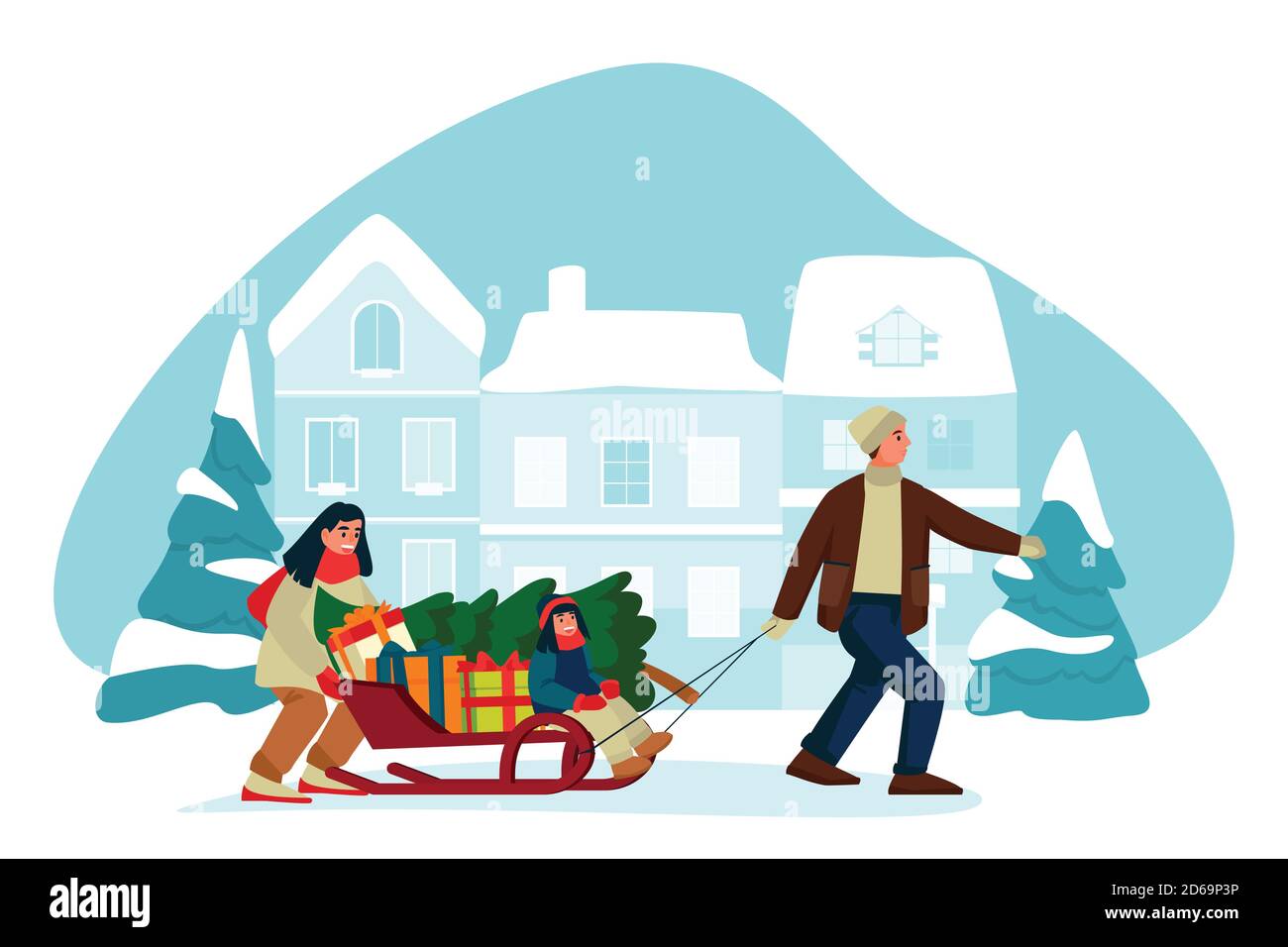 Christmas Preparation Cartoon