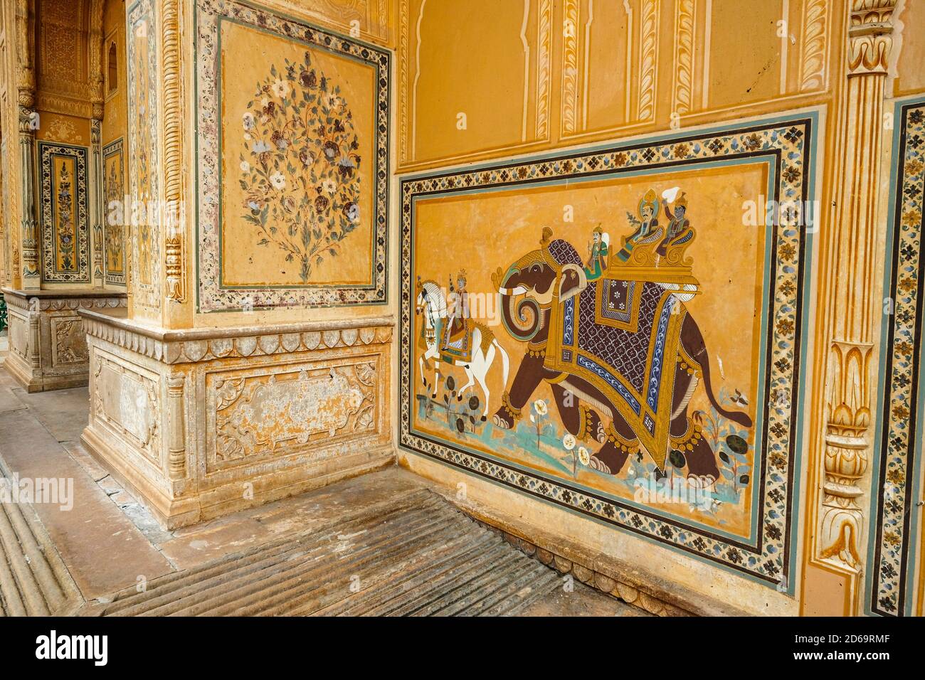 Jaipur, India - August 2020: View of the Nahargarh Fort, also known as ...