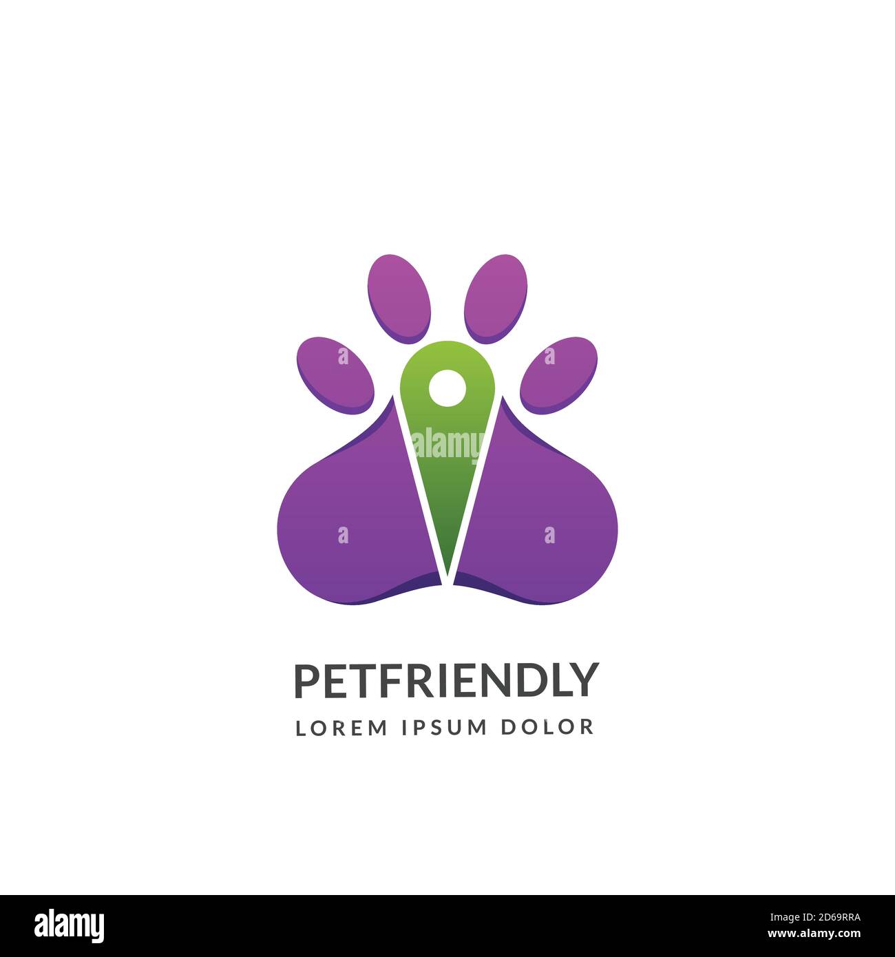 Animal place logo Stock Vector Images - Alamy