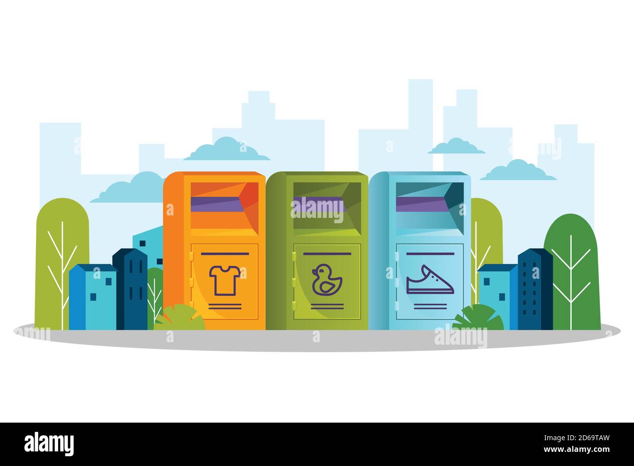 Clothes free lifestyle Stock Vector Images - Alamy