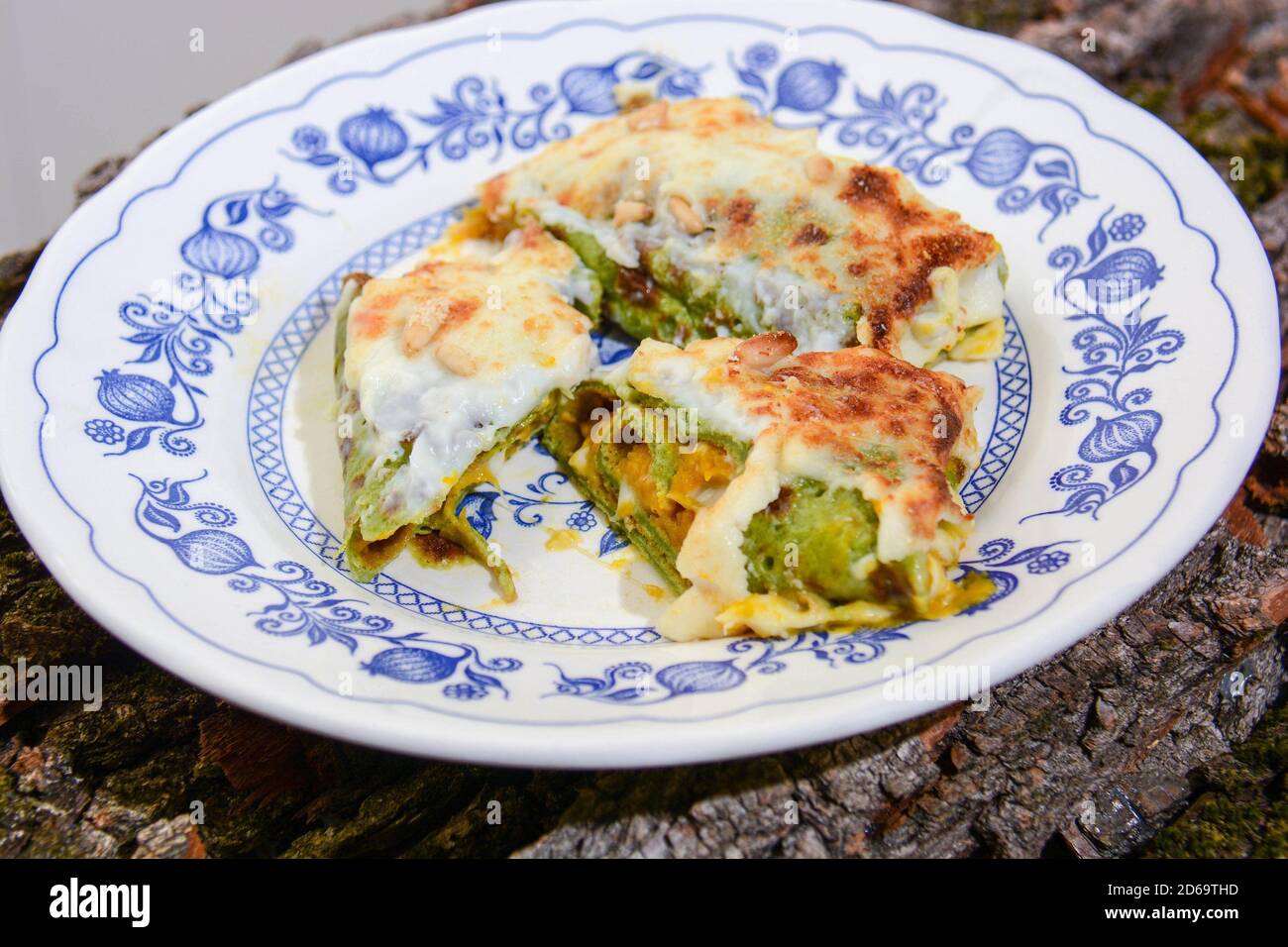 original italian recipe homemade food - crepes Stock Photo - Alamy