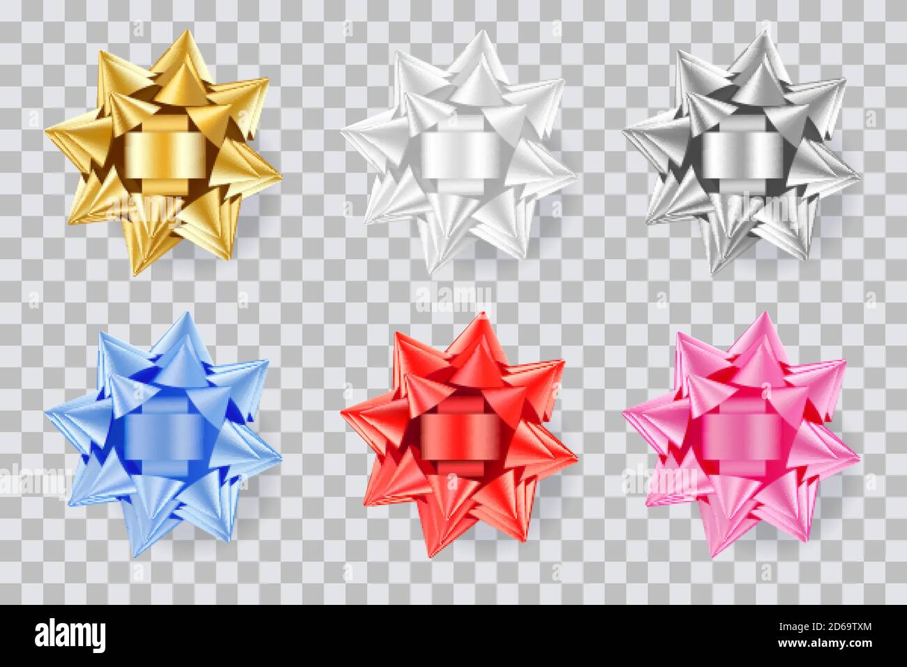 Vector set realistic blue Stock Vector Images - Alamy