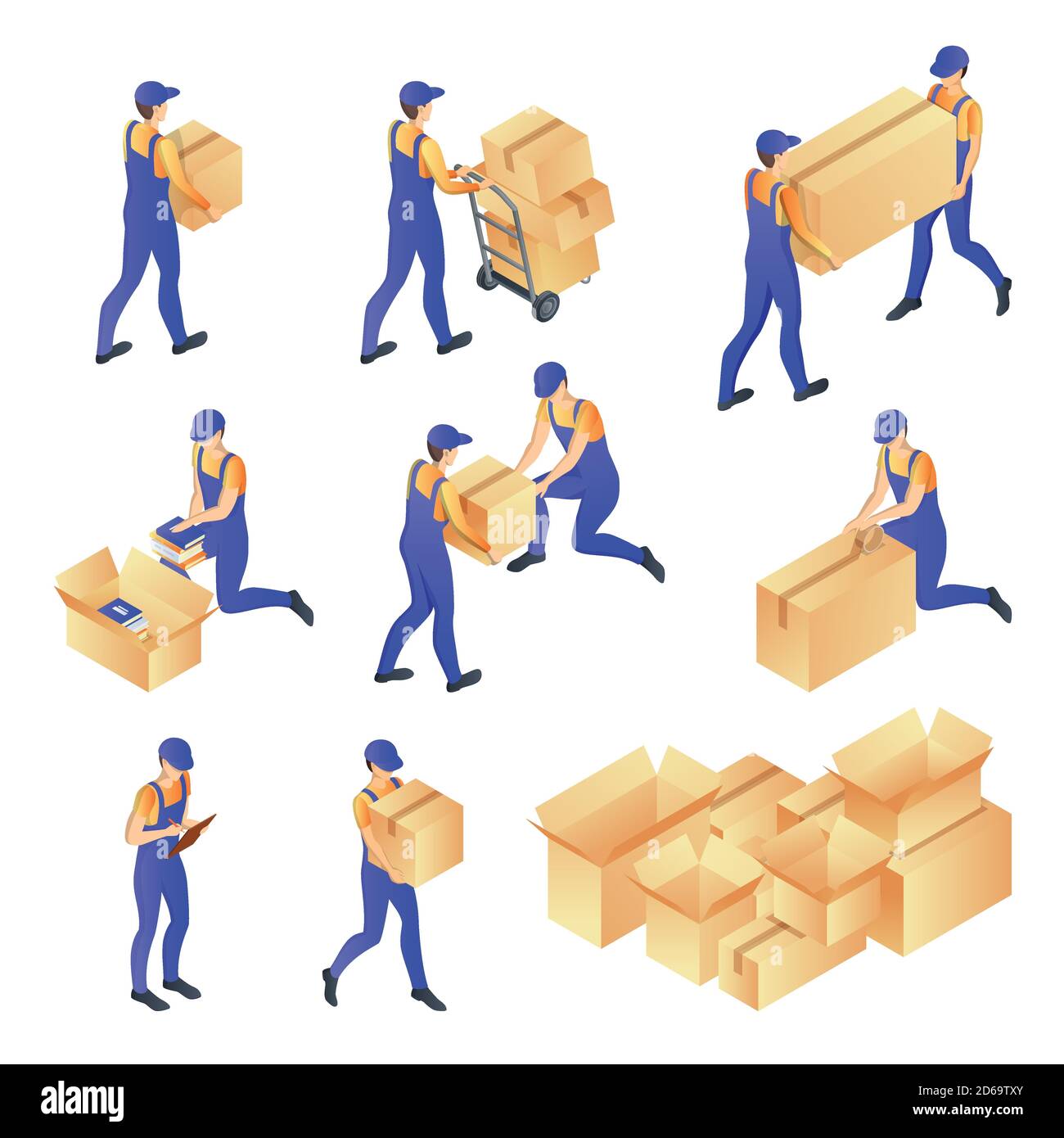 Clipart Of Man Moving 3d