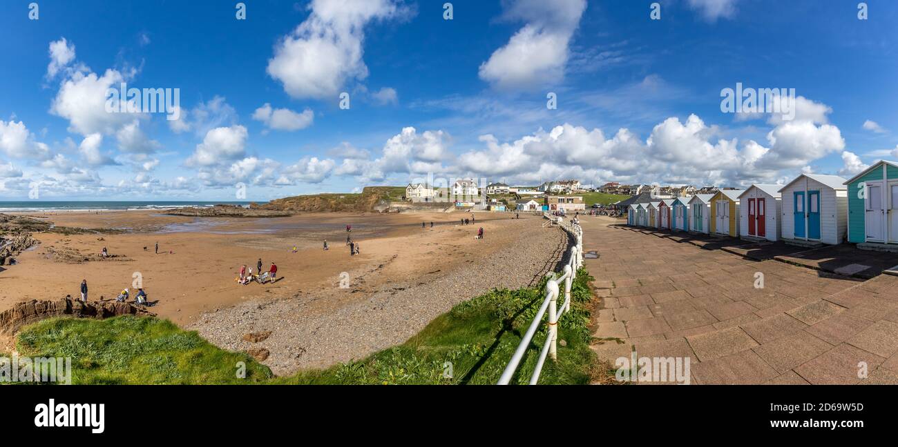 Crooklets beach at Bude in North Cornwall, England, UK Stock Photo - Alamy