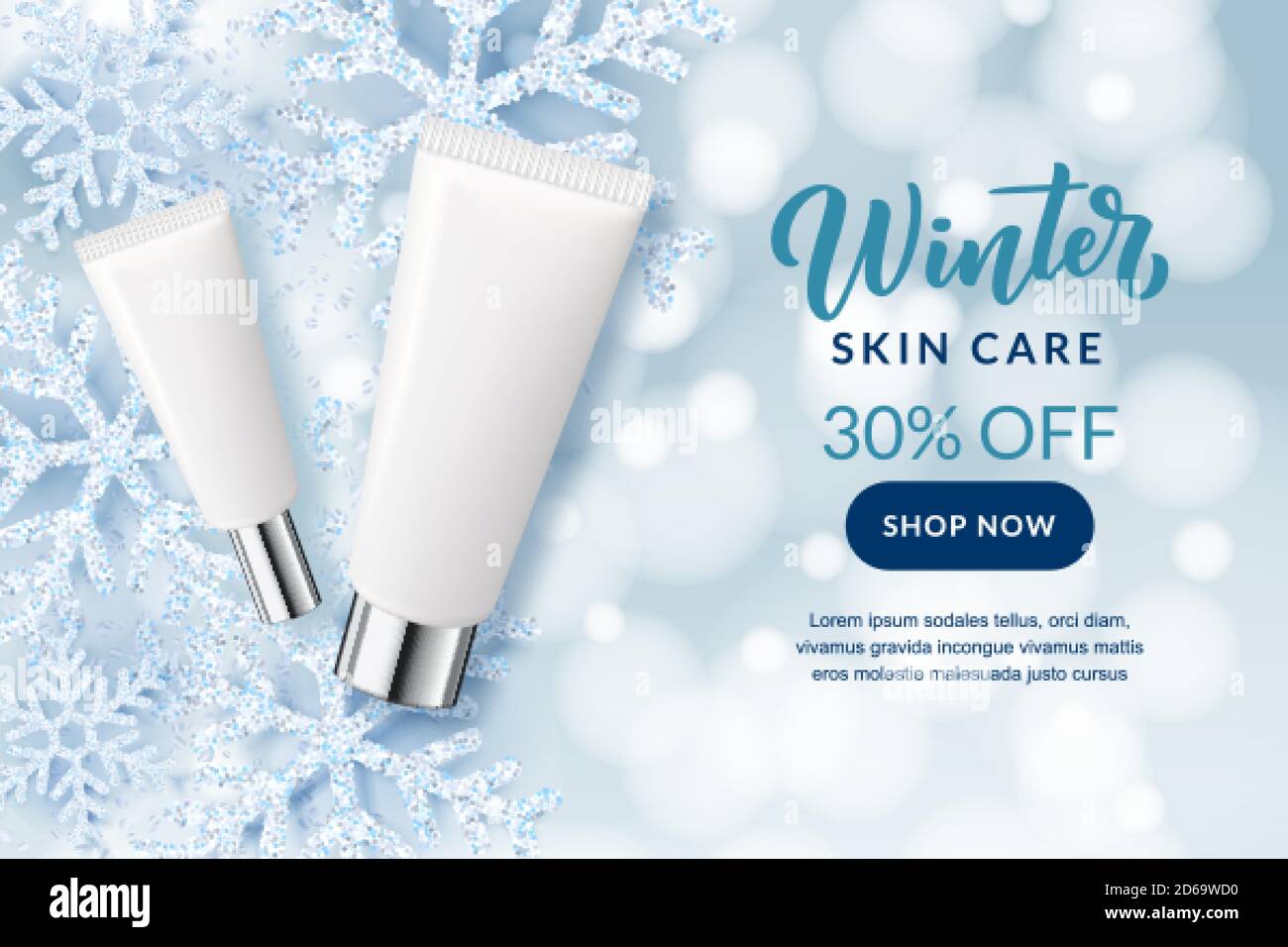 Moisturizing cream on blue Stock Vector Images - Alamy