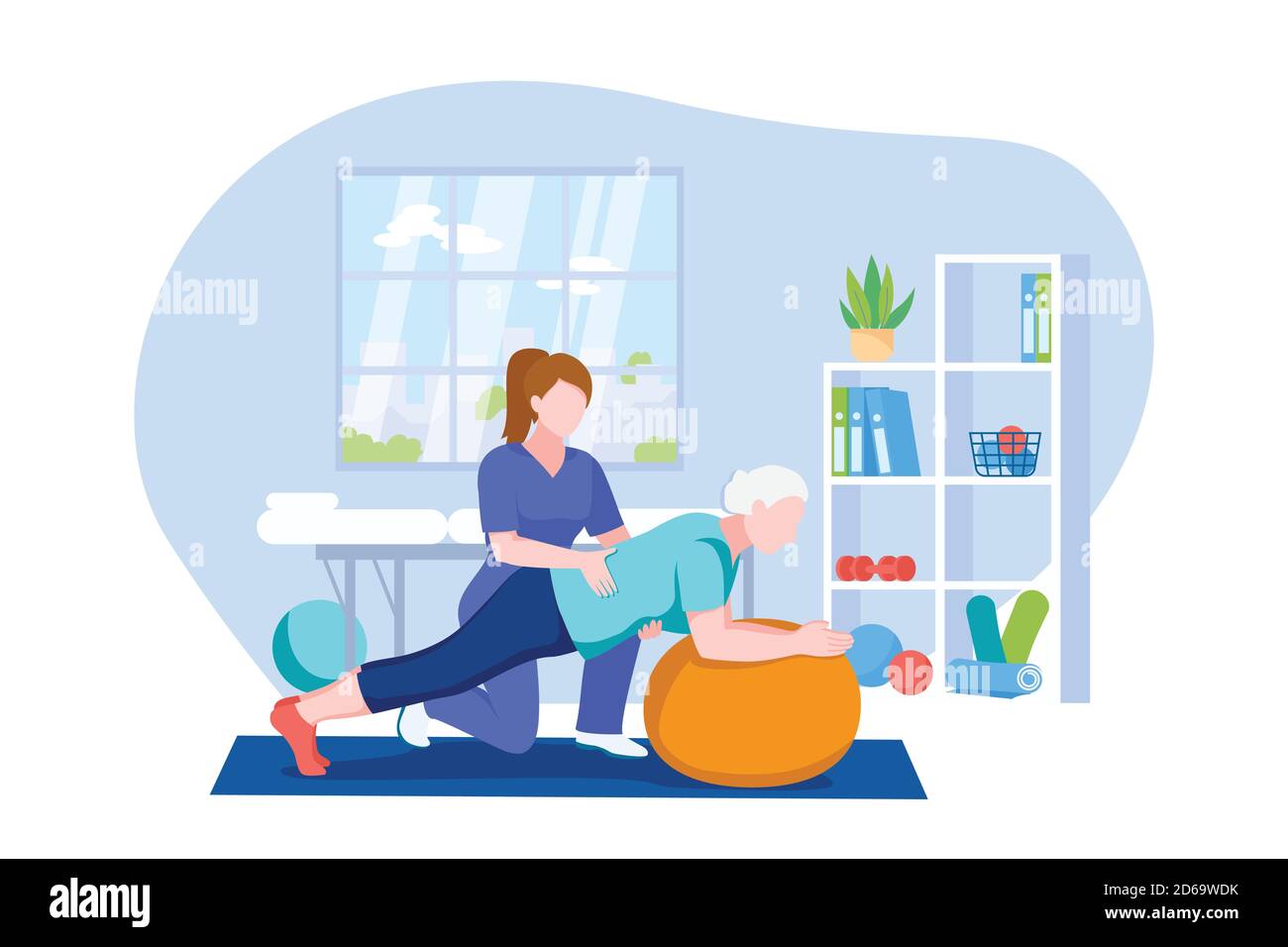 Rehab Exercises Stock Vector Images Alamy