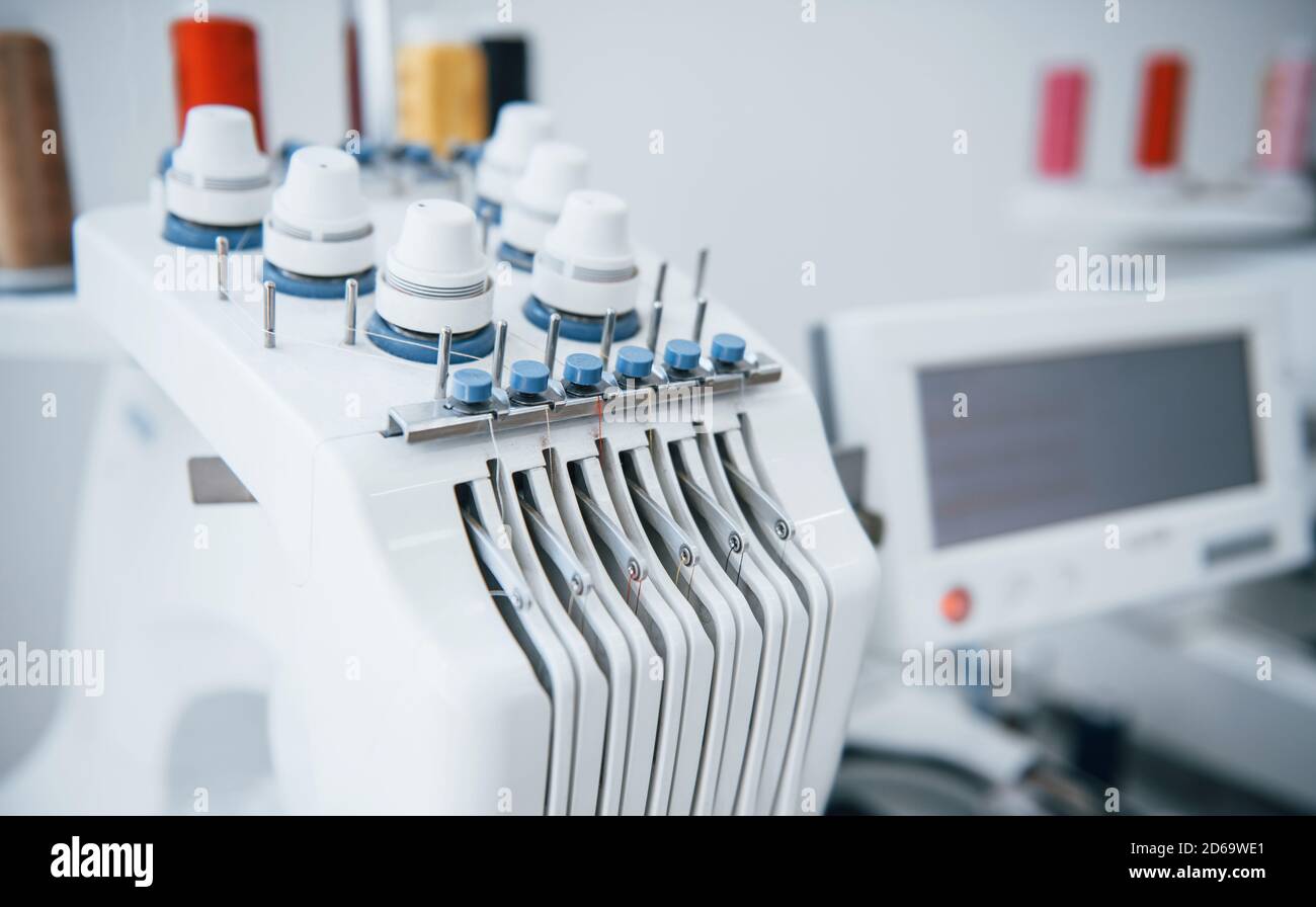 Automatic embroidery hi-res stock photography and images - Alamy